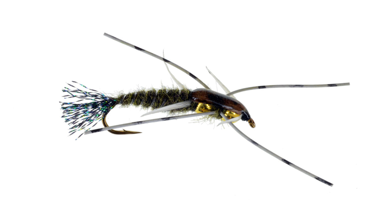 Double Bead Peacock Stonefly — Precisionflyandtackle