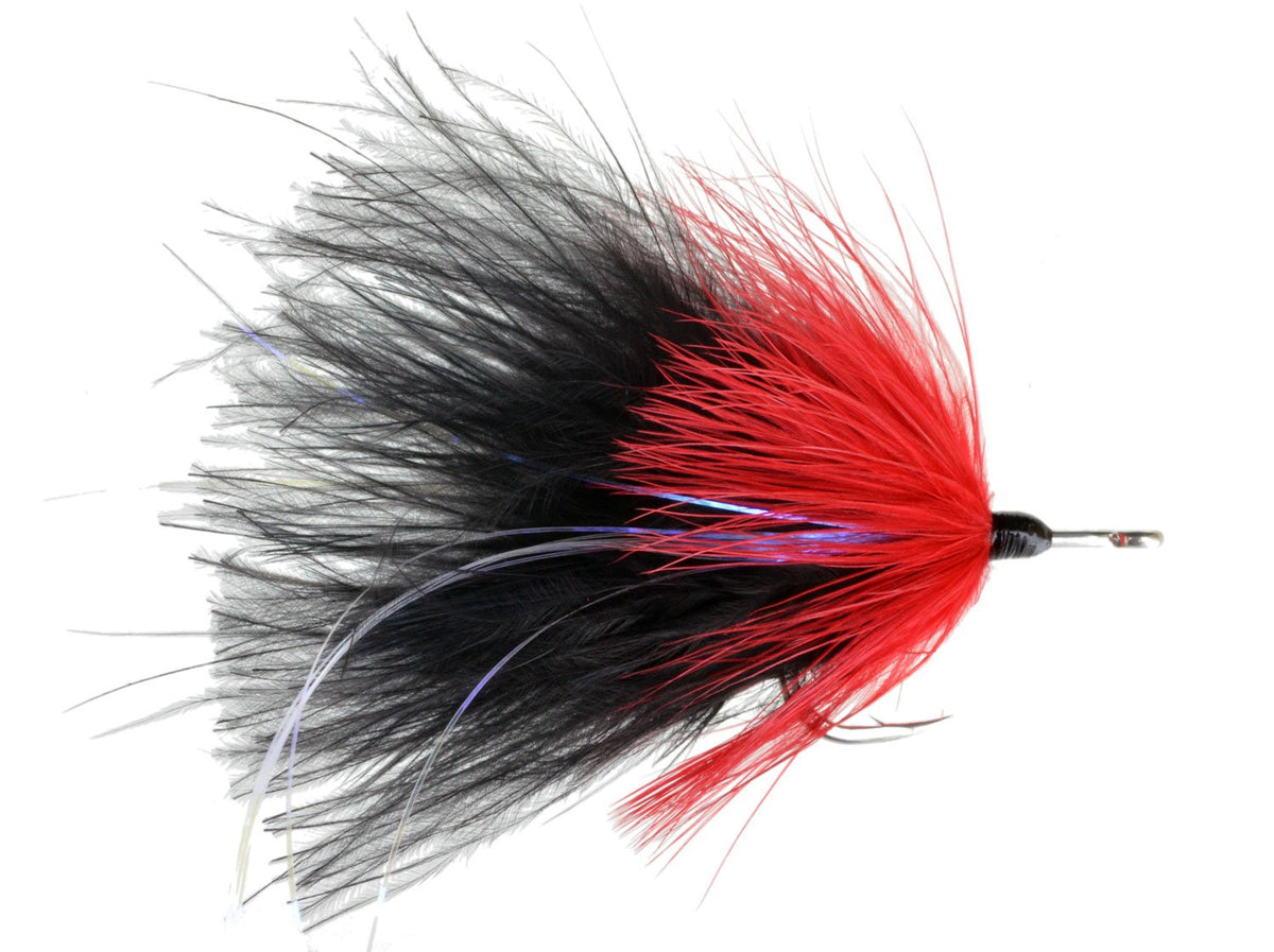 DR Dzonot Tarpon Fly - Black and Red — Precisionflyandtackle