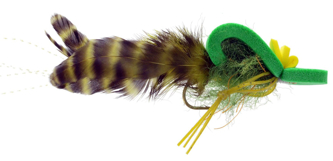 Flip Flop Gurgler - Frog — Precisionflyandtackle