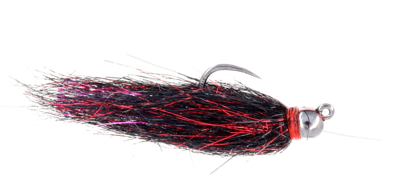 Jiggy Marabou Leech - Black and Pink — Precisionflyandtackle