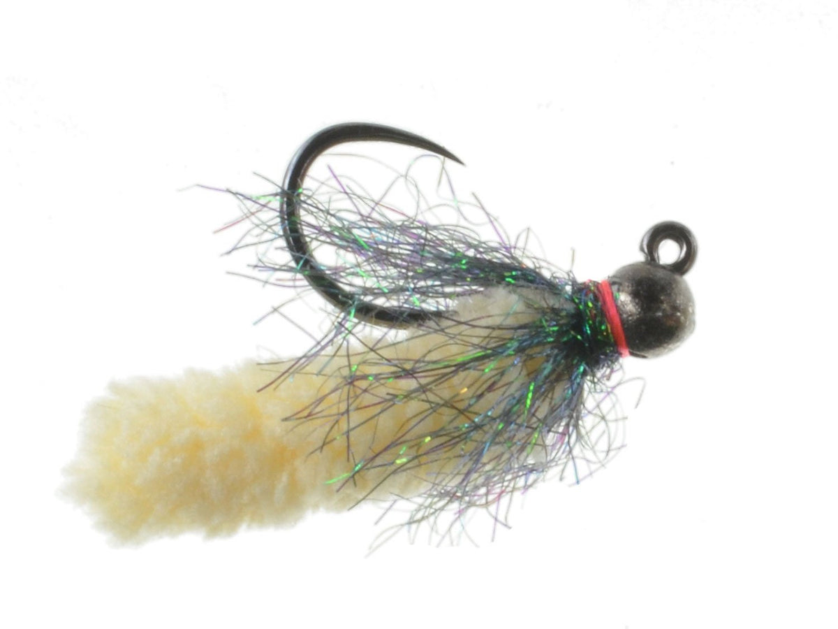 Jiggy Mop Fly - Cream TB — Precisionflyandtackle