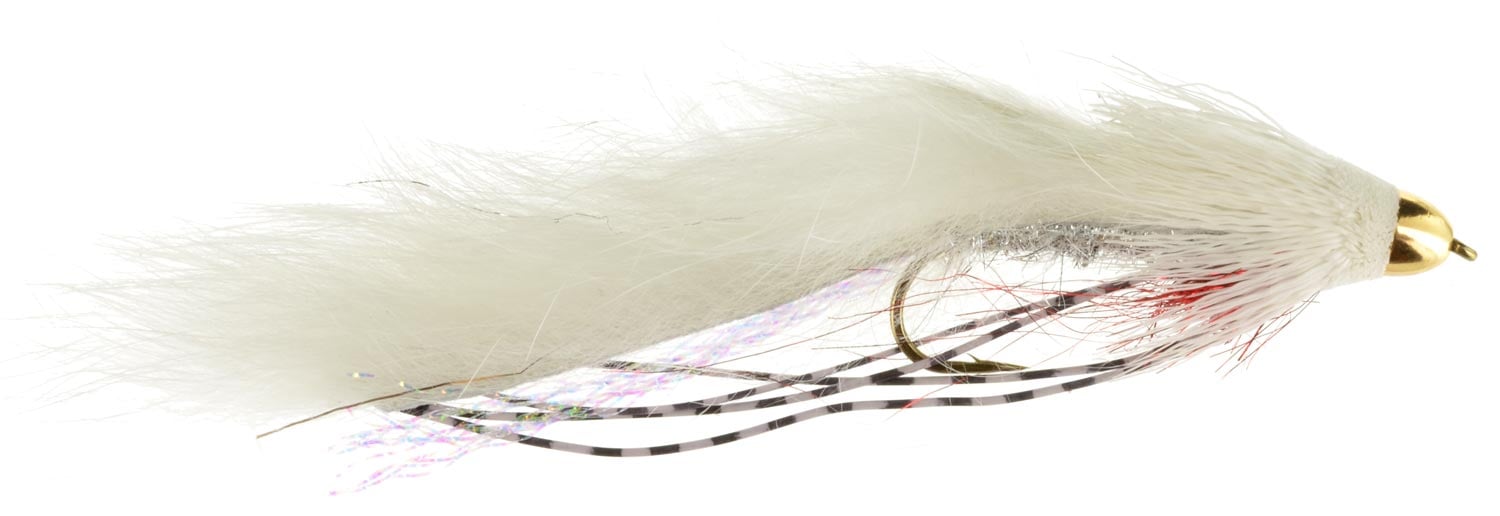 Conehead Zuddler - White — Precisionflyandtackle