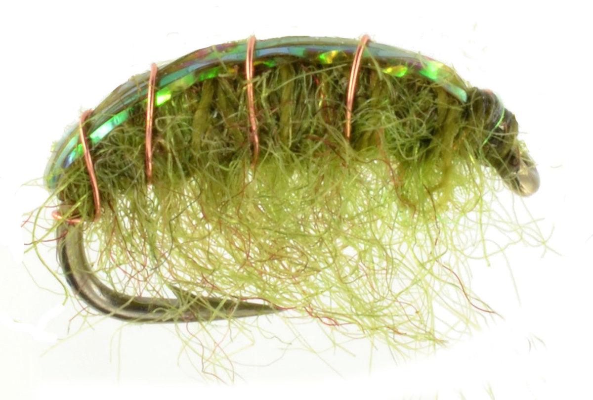Crystal Back Scud - Olive — Precisionflyandtackle