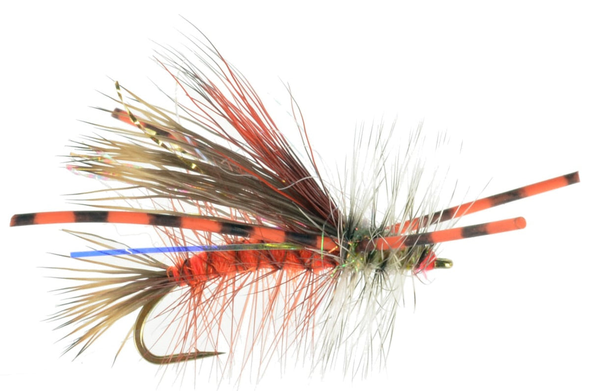 Crystal Stimulator - Orange Rubberlegs — Precisionflyandtackle
