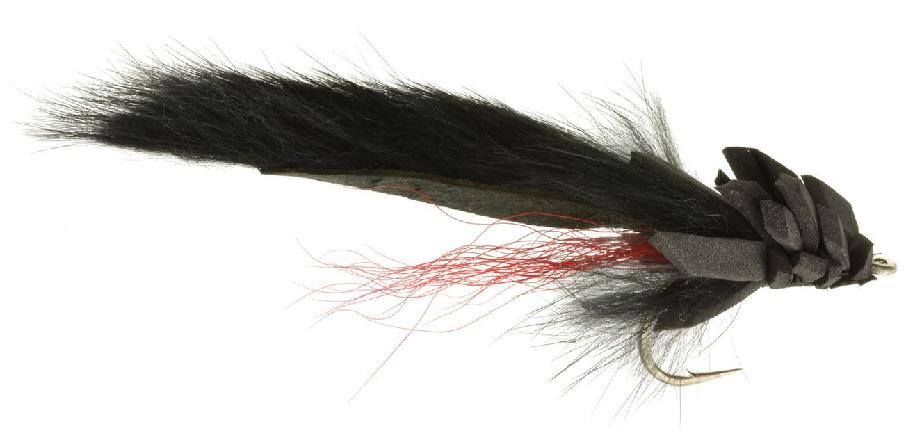 Foam Head Tarpon Toad - Black — Precisionflyandtackle