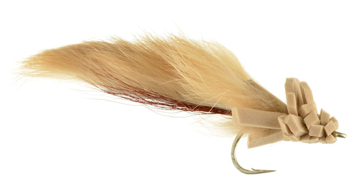 Foam Head Tarpon Toad - Shrimp — Precisionflyandtackle