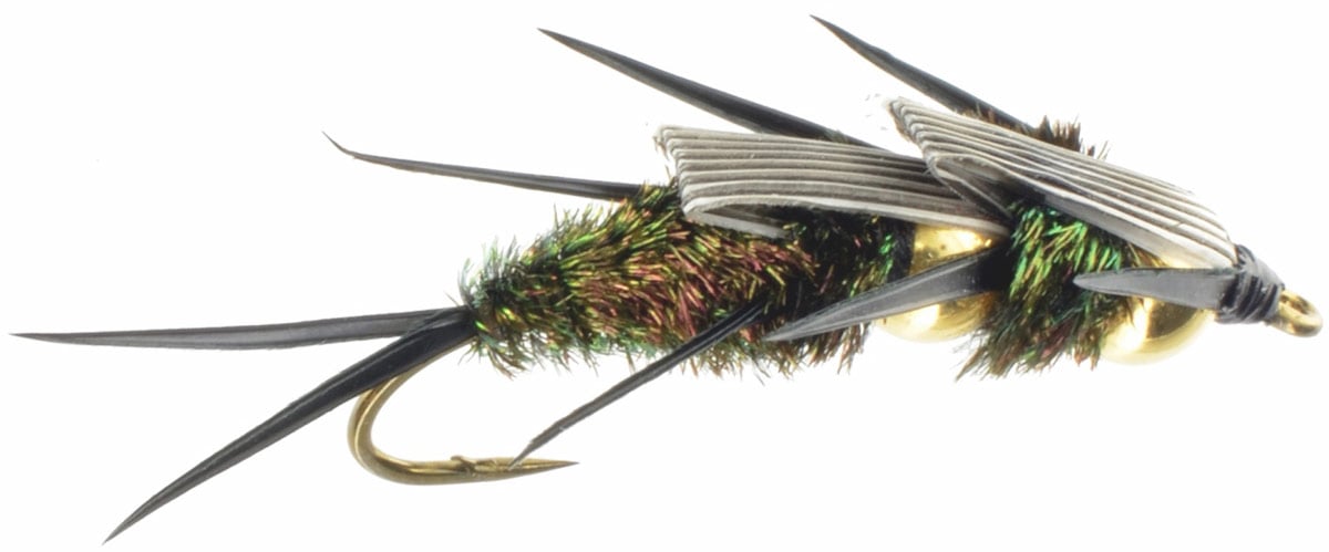 Stonefly - Peacock Double Bead — Precisionflyandtackle