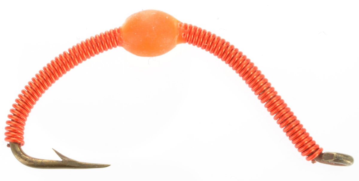 UV Wire Worm - Orange — Precisionflyandtackle