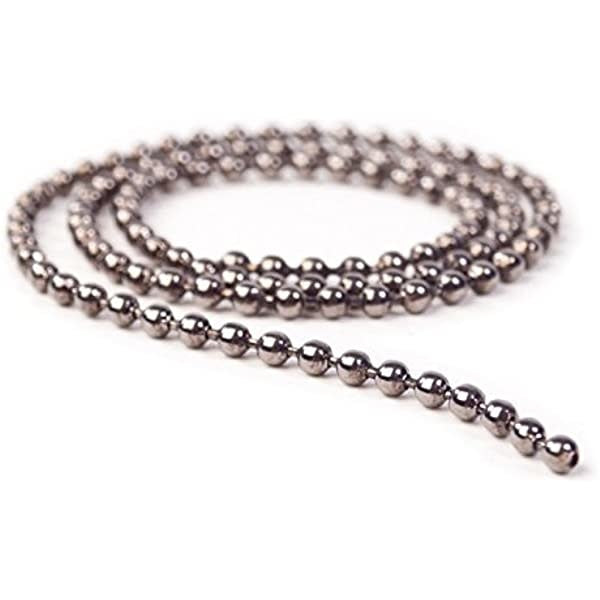 Stainless Steel Bead Chain Eyes — Precisionflyandtackle
